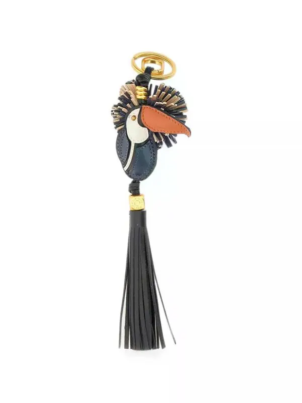 GIANNI CHIARINI Toucan Design Tassel Keyring - Blue