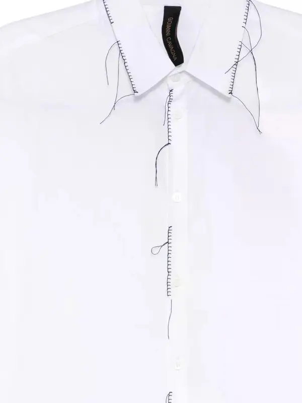 GIOVANNI CAVAGNA Stitch-detail Shirt