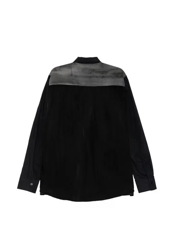 GIOVANNI CAVAGNA Faded-effect Button-down Shirt