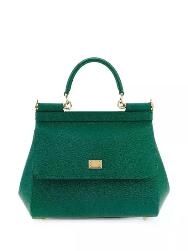 Dolce & Gabbana Small Sicily Tote Bag - Green