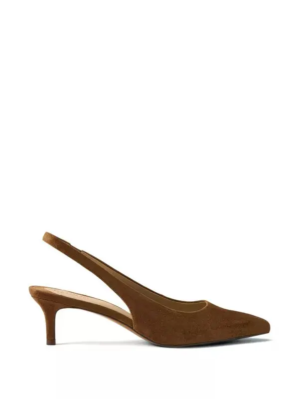 Ralph Lauren Suede Slingback Pumps