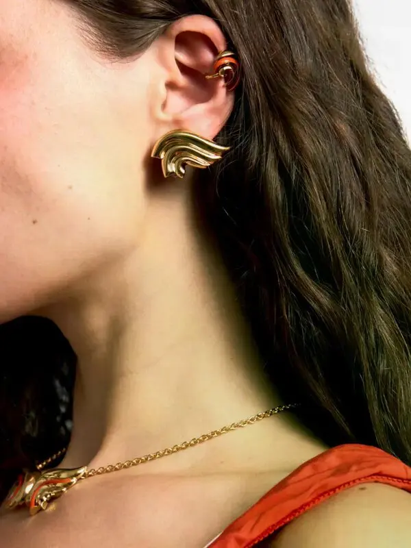 KRIMROSE X Mdlo Moris Clip-on Earrings
