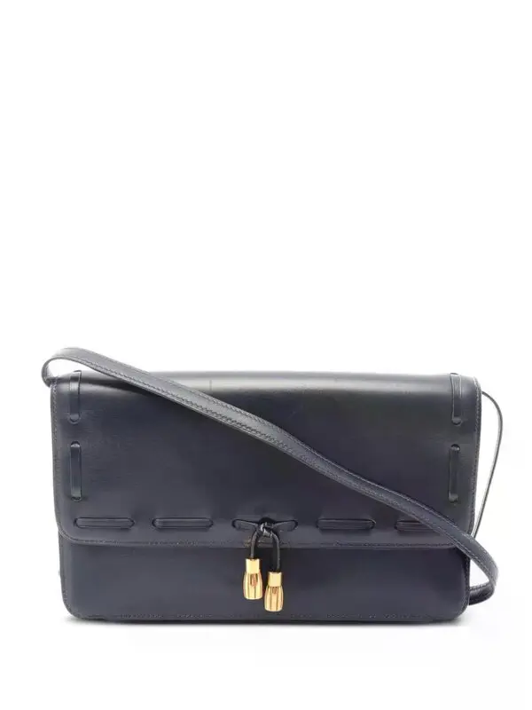 Hermès 1982 Tassel Shoulder Bag - Blue