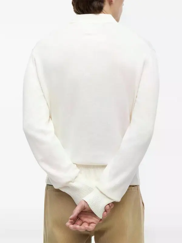 Tommy Hilfiger Logo-patch Long-sleeve Polo Shirt