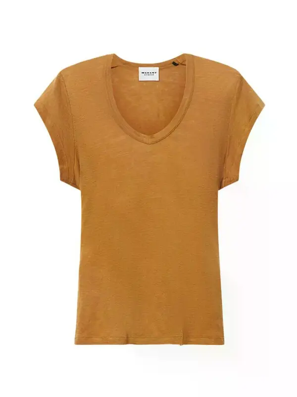 MARANT ETOILE Zankou T-shirt - Brown