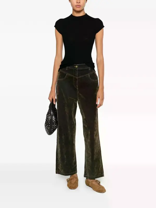 Momoni Azuki Cotton Trousers