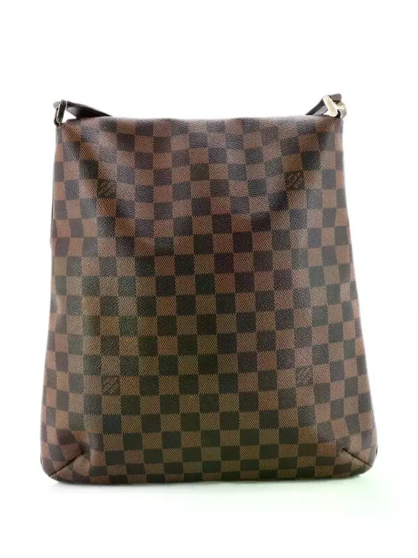 LOUIS VUITTON Damier Gm Musette Crossbody Bag - Brown