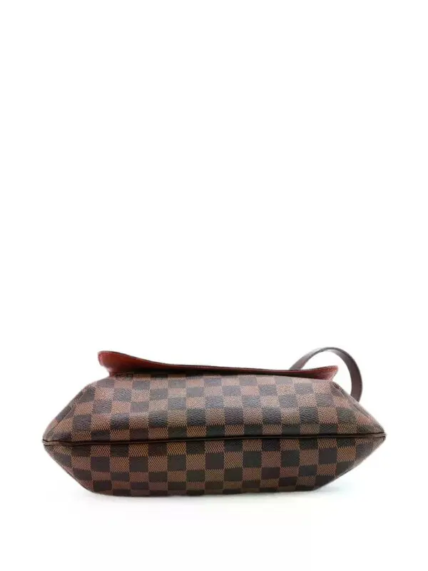 LOUIS VUITTON Damier Gm Musette Crossbody Bag - Brown
