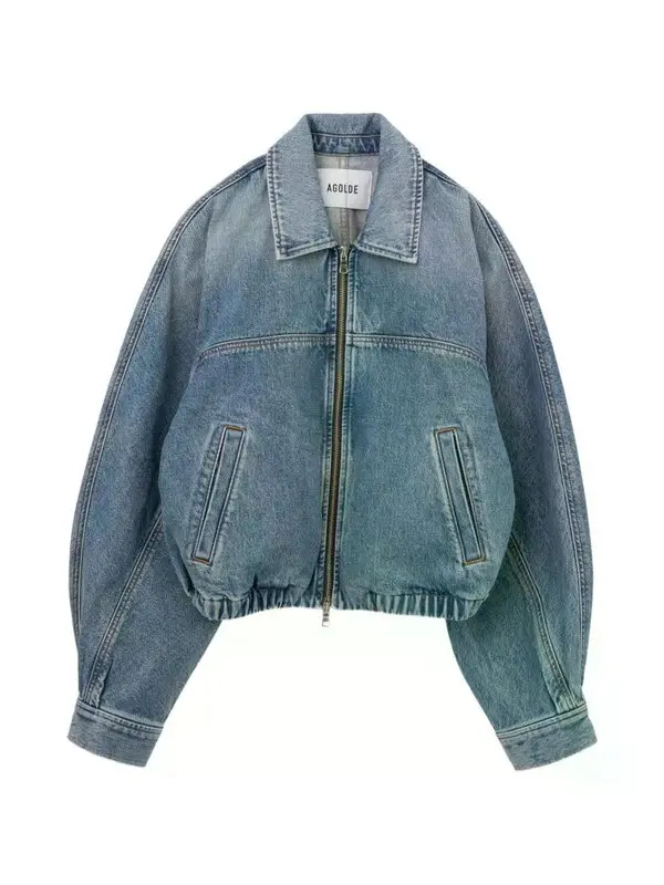 AGOLDE Dixon Cocoon Denim Jacket - Blue