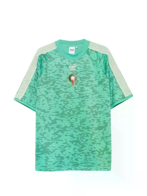 PUMA X Salehe Bembury X Morocco Camouflage-print Raglan-sleeve T-shirt - Red