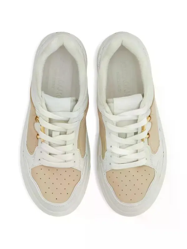 FERRAGAMO Gancini Leather Sneakers