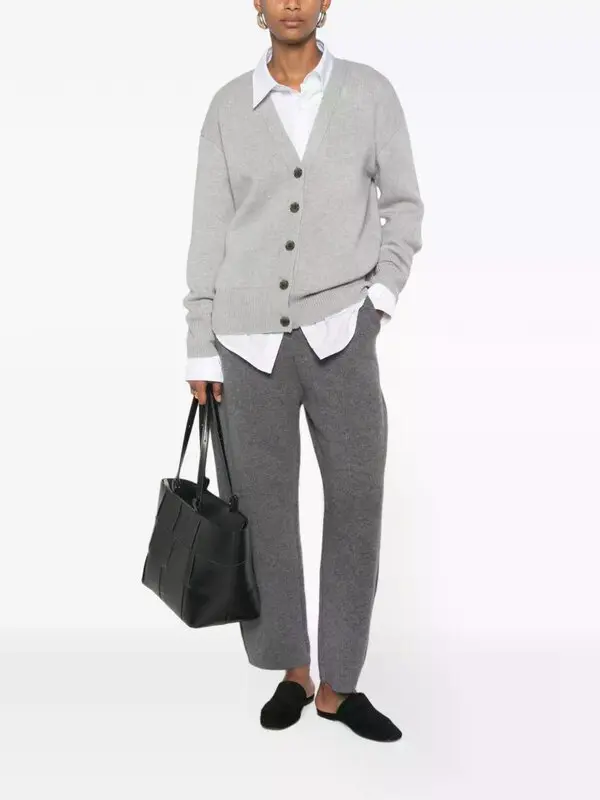 LISA YANG Amery V-neck Button-up Cardigan