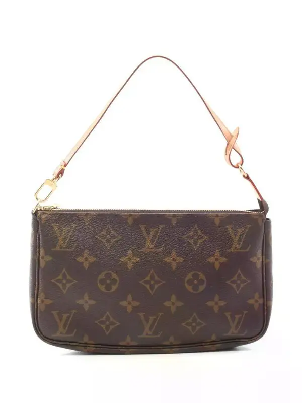 LOUIS VUITTON Monogram Pochette Accessoires Tote Bag - Brown
