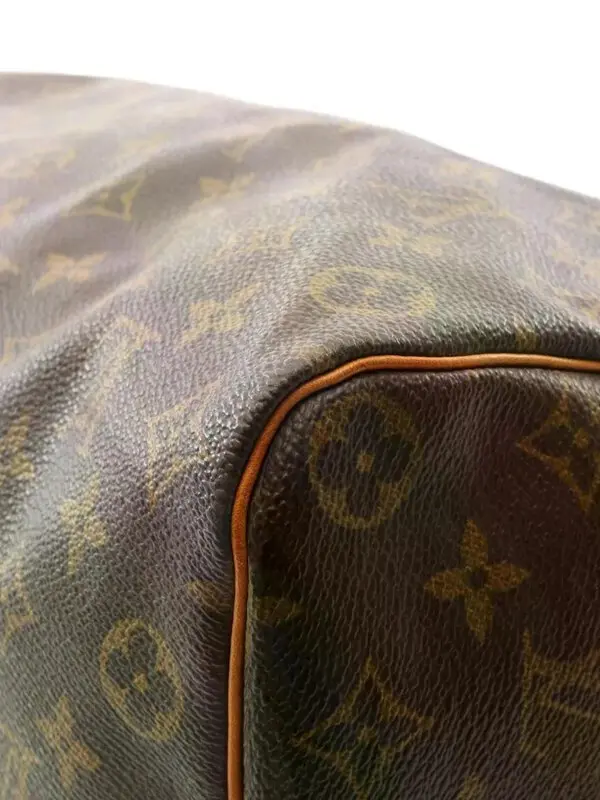 LOUIS VUITTON Monogram Speedy Leather Tote Bag