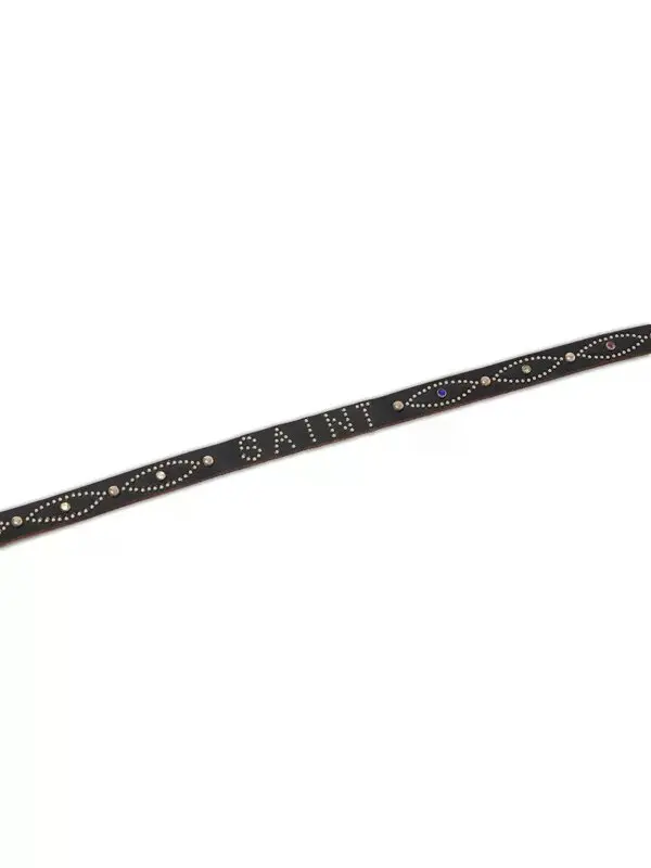 SAINT MXXXXXX Narrow Stud-embellished Belt