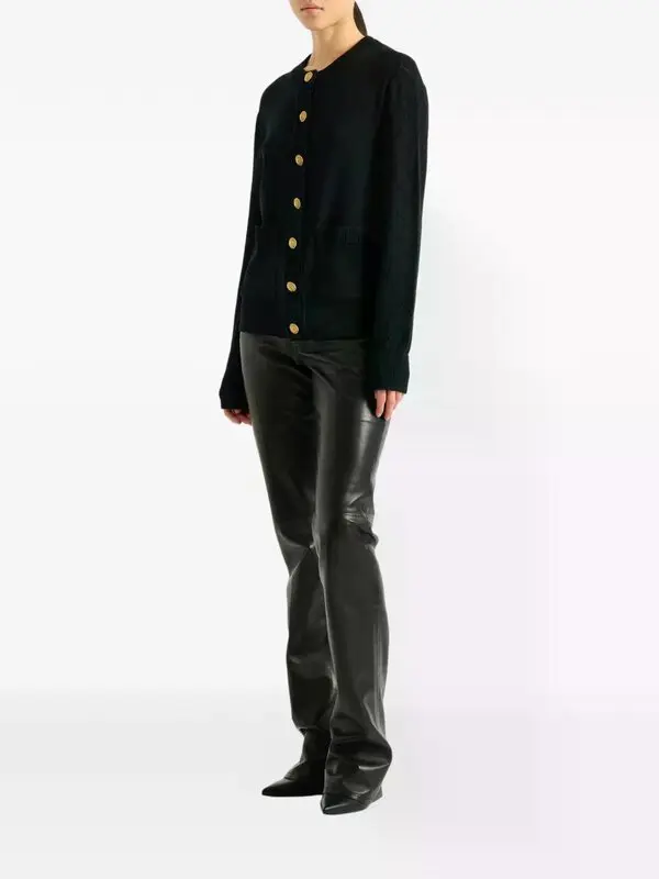 Balmain Virgin Wool Knit Cardigan