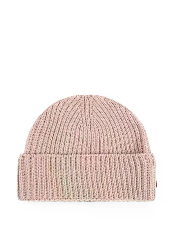 Dsquared2 Ribbed Knit Beanie And Scarf Set