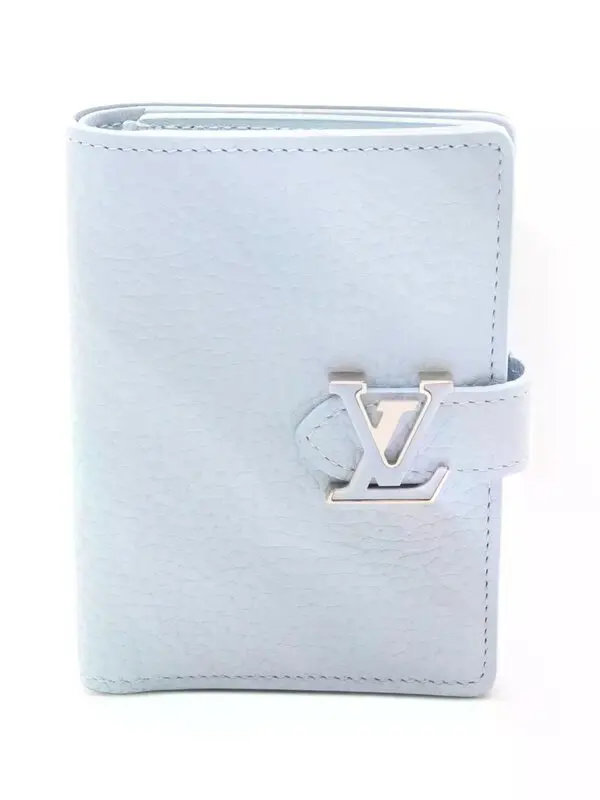 LOUIS VUITTON 2021 Vertical Bi-fold Wallet - Blue
