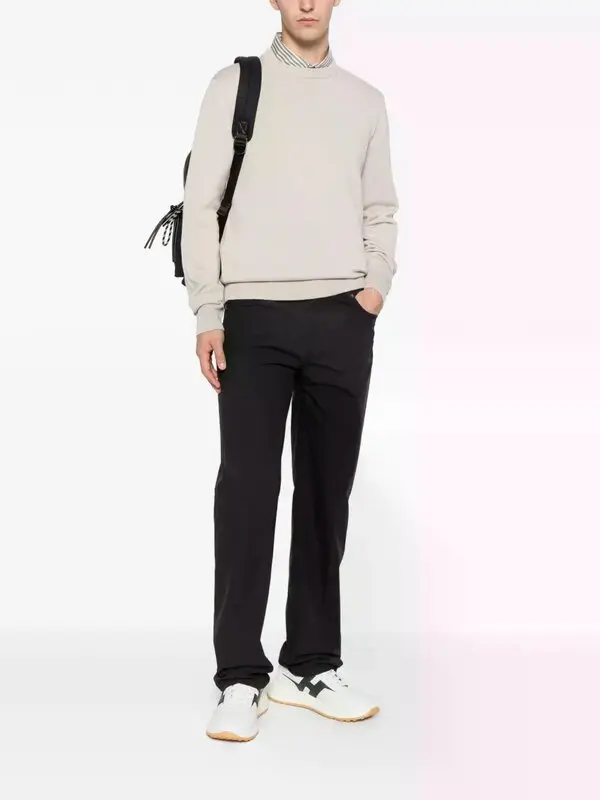 Emporio Armani Logo Plaque Trousers