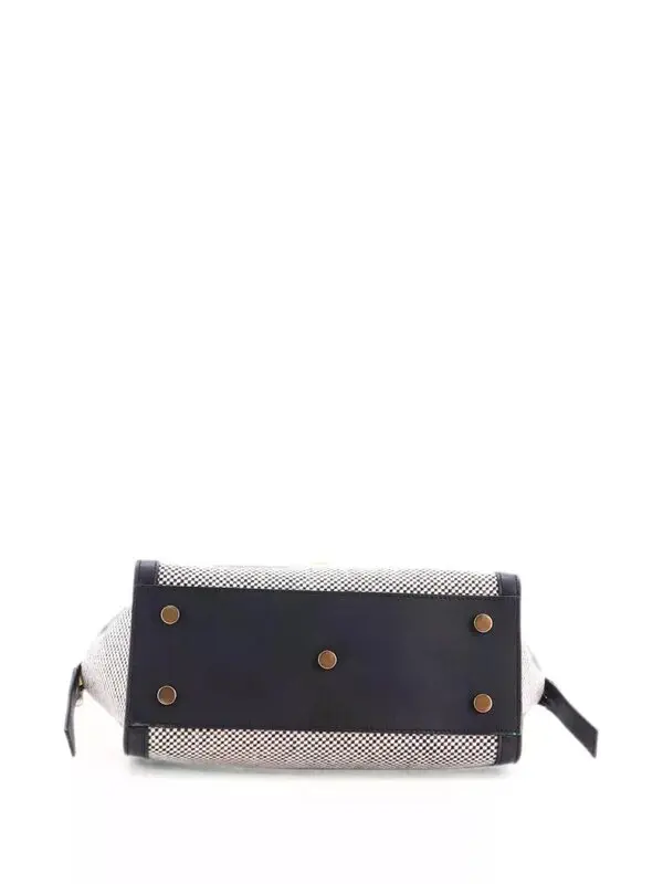Saint Laurent Monogram Cabas Downtown Tote Bag - Black