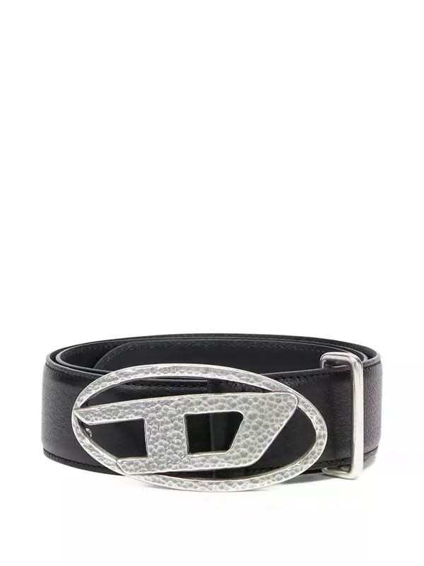 DIESEL® Logo Buckle Belt - Black