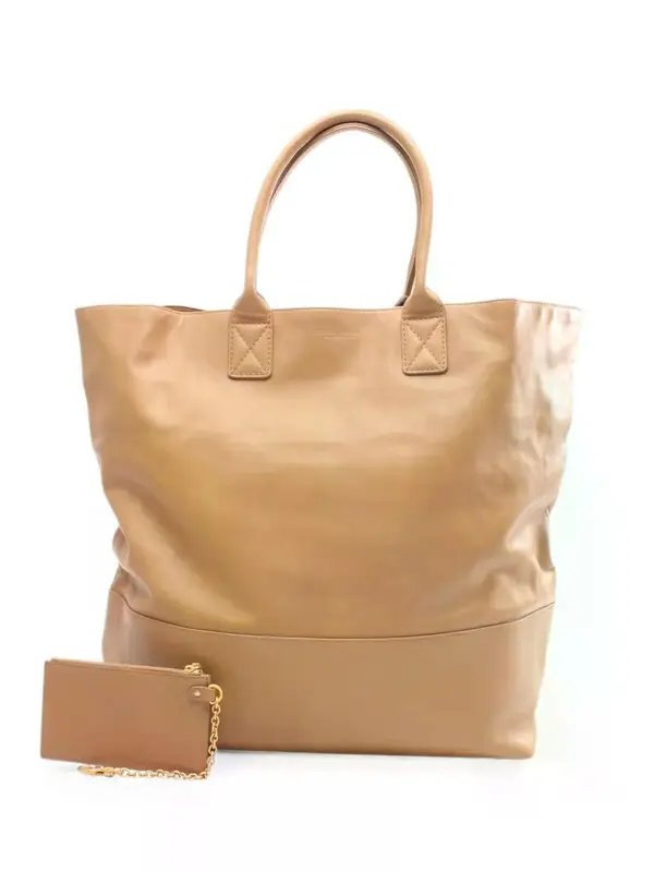 Bottega Veneta 2000s Leather Tote Bag - Neutrals