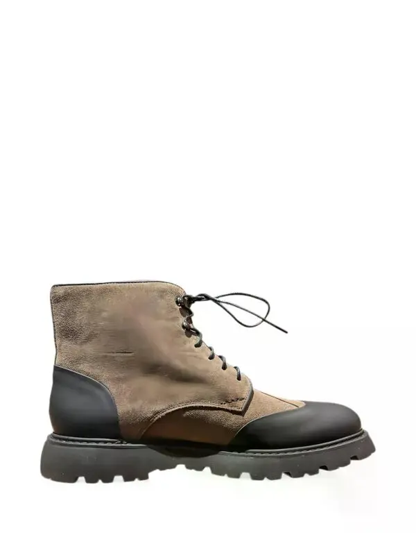 CALCE Suede Panelled Sneakers