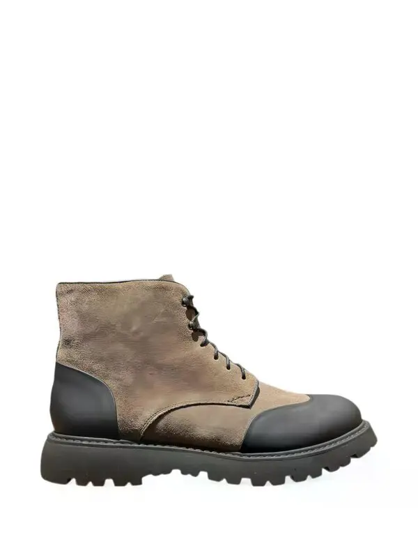 CALCE Suede Panelled Sneakers