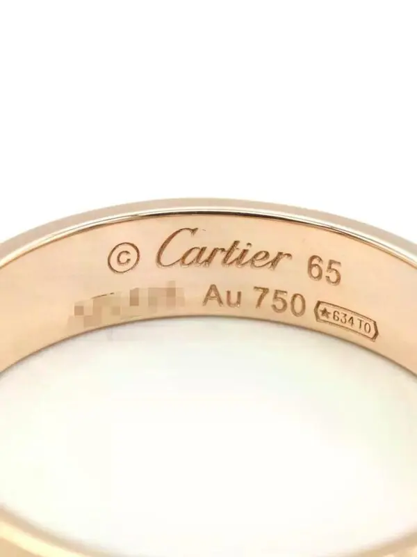 Cartier 18k Rose Gold Love Screw-detail Ring