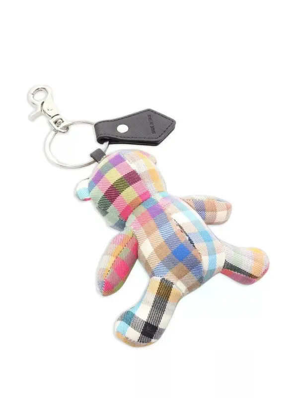 VIVIENNE WESTWOOD 2020s Teddy Bear Check-pattern Keyring