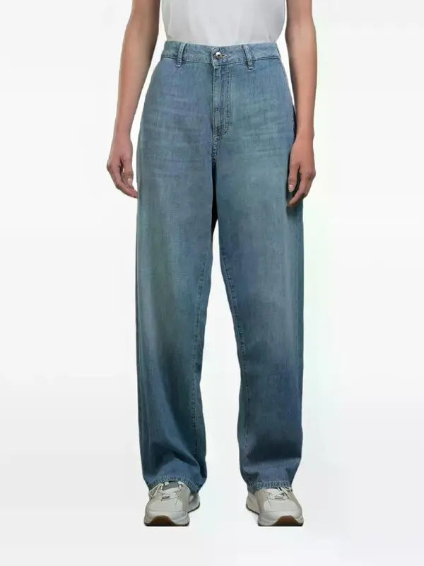 MOORER Cabirian Embroidered Straight-leg Jeans