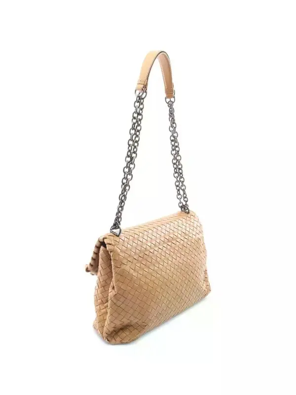 Bottega Veneta 2000s Olympia Intrecciato Shoulder Bag