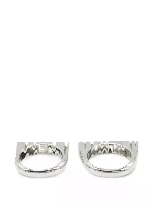 VIVIENNE WESTWOOD Logo Lettering Ring - Silver