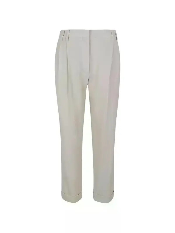 Brunello Cucinelli Pleated Tailored Trousers - Neutrals