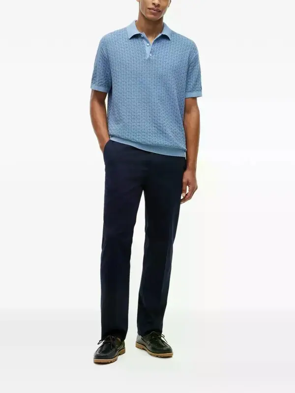 Tommy Hilfiger Basket-weave Polo Shirt