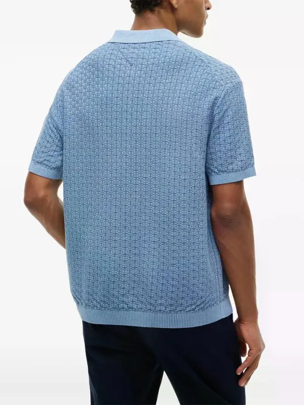 Tommy Hilfiger Basket-weave Polo Shirt