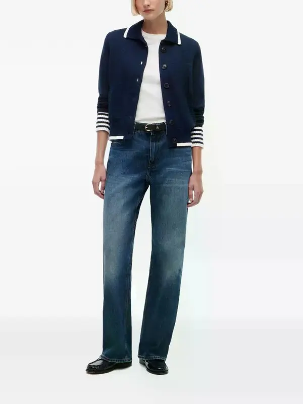 Tommy Hilfiger Logo Embroidered Button-up Cardigan