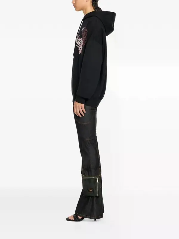 Off-White Swarovski Crystal-embellished Hoodie