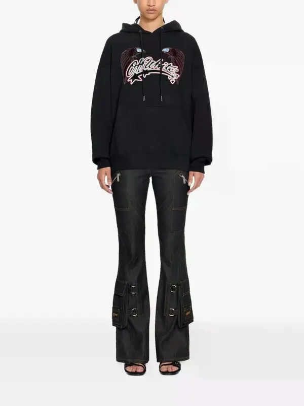 Off-White Swarovski Crystal-embellished Hoodie