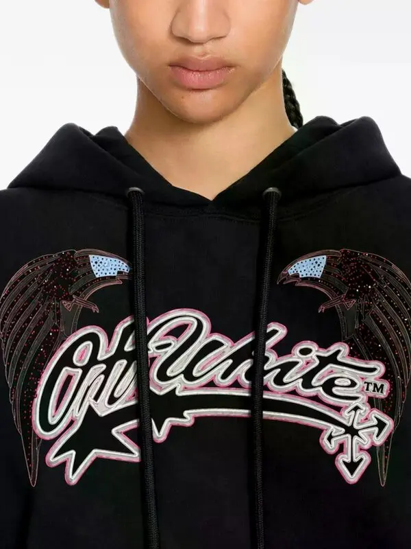 Off-White Swarovski Crystal-embellished Hoodie