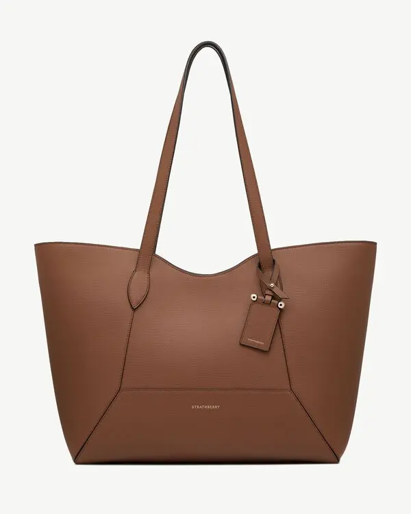 Strathberry Mosaic Cabas Tote - Brown