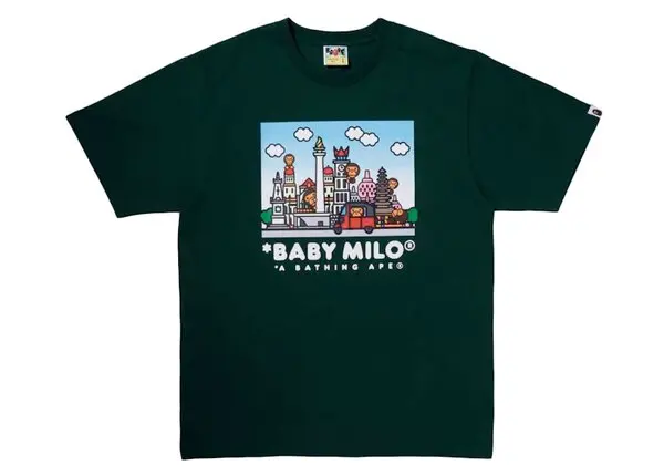 A BATHING APE Store Indonesia Exclusive Baby Milo Tee Shirt - Green