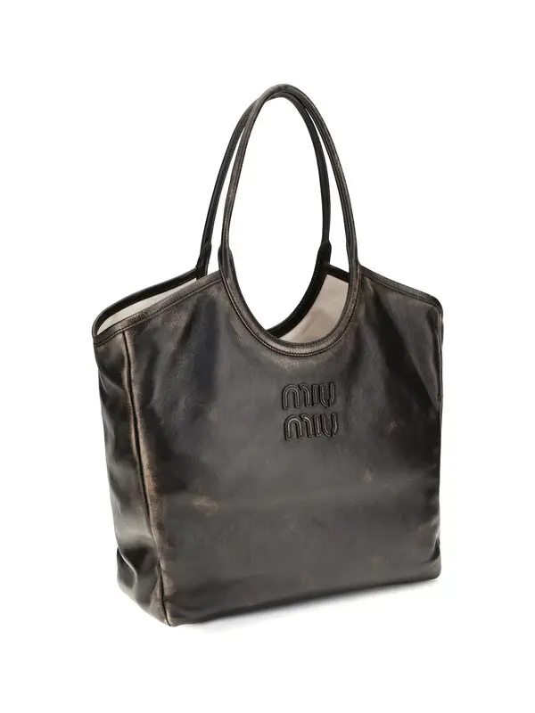 Miu Miu Ivy Leather Tote Bag