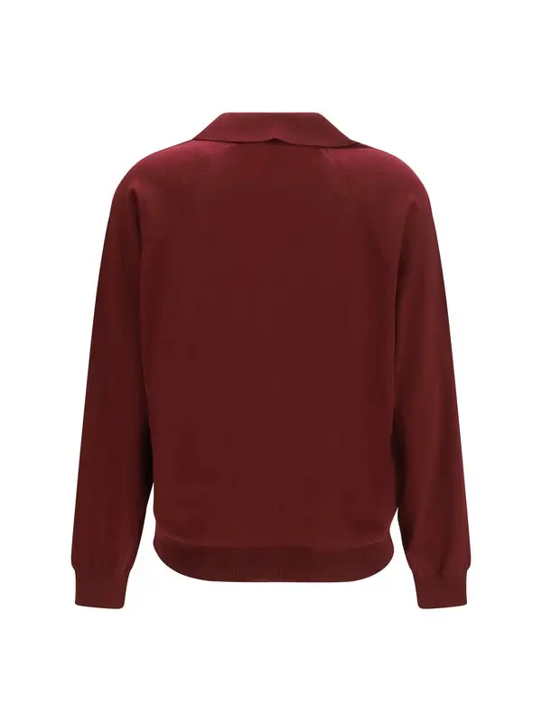 Miu Miu Virgin Wool Cardigan With Collar - Multicolor