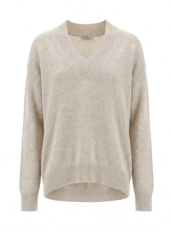 Brunello Cucinelli V-neck Sweater - Multicolor