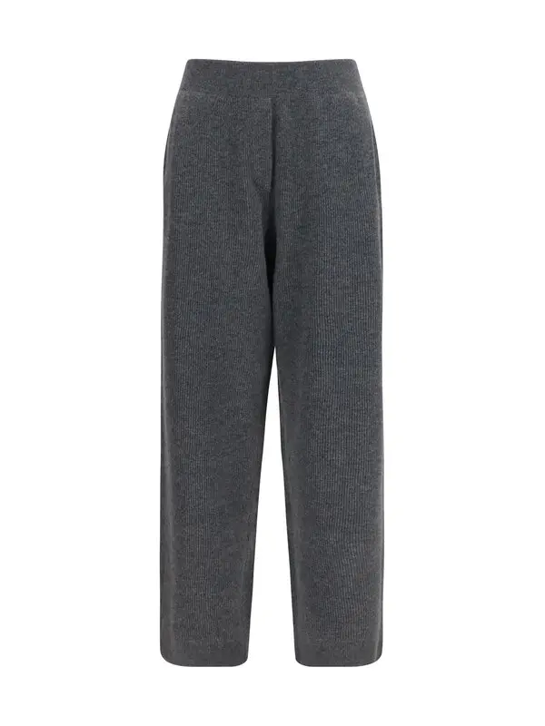Brunello Cucinelli Cashmere Pants - Gray