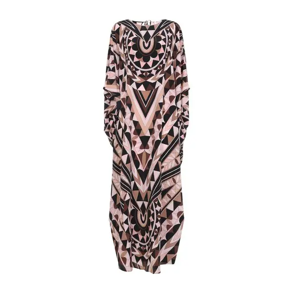 Emilio Pucci Silk Long Dress - Multicolor