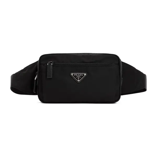 Prada Re-nylon And Saffiano Belt Bag - Black