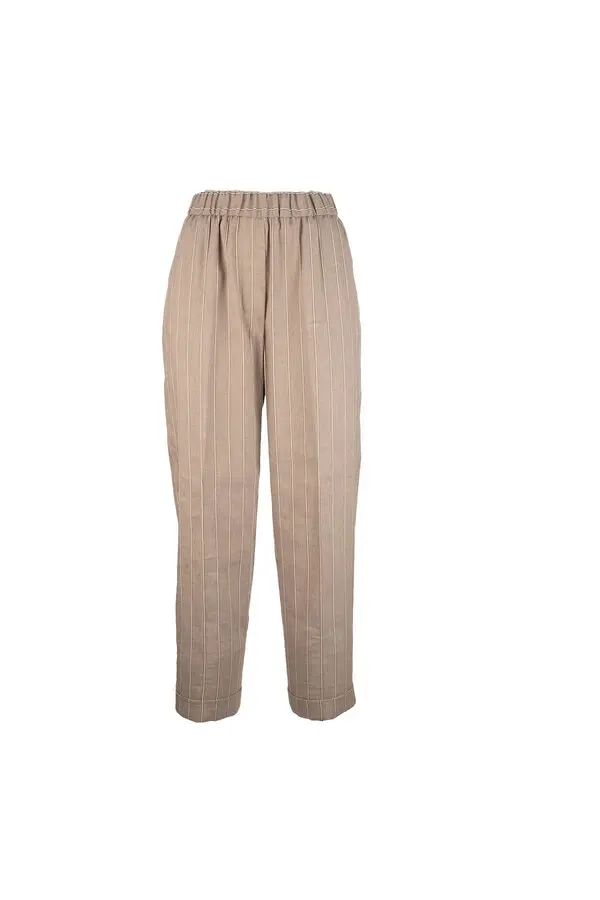 Peserico Striped Tailored Trousers - Multicolor