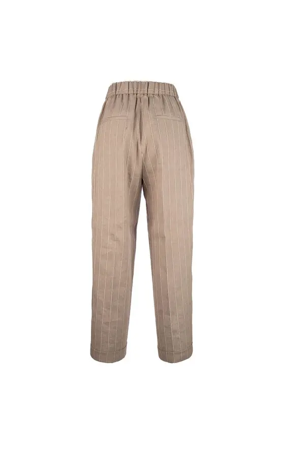 Peserico Striped Tailored Trousers - Multicolor